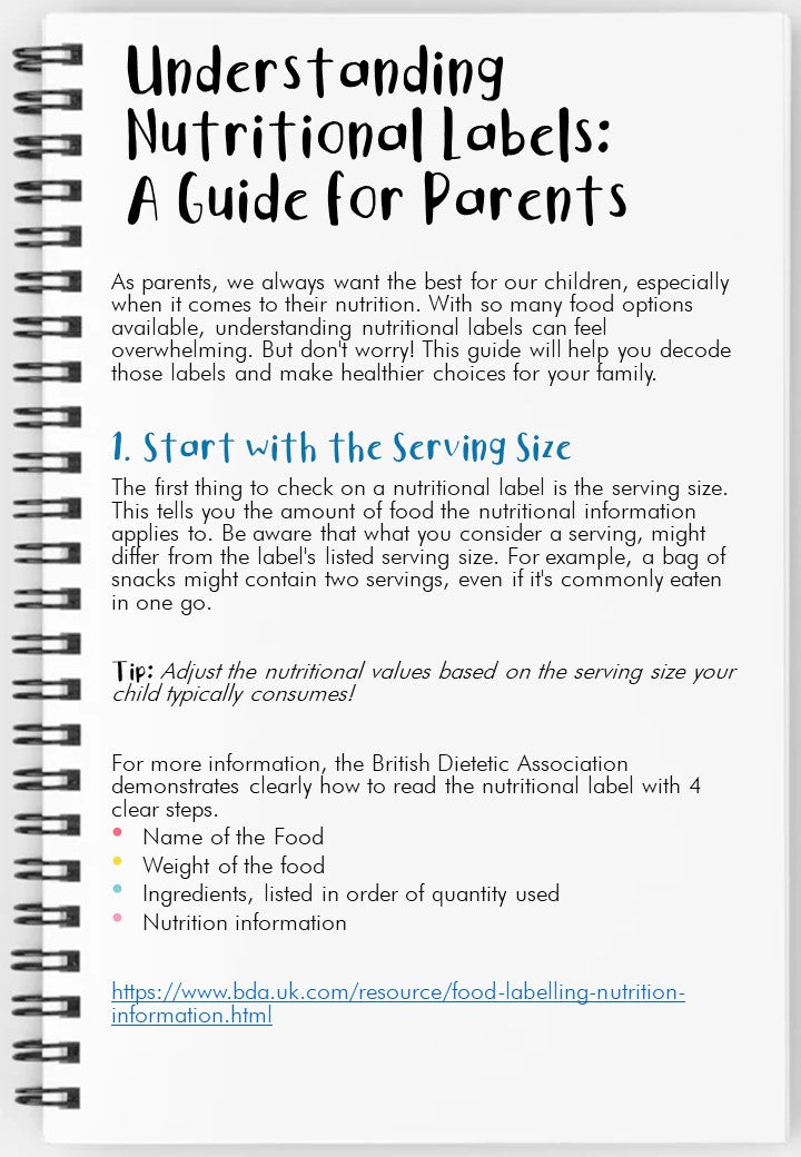 Understanding Labels – Joey's Family Food